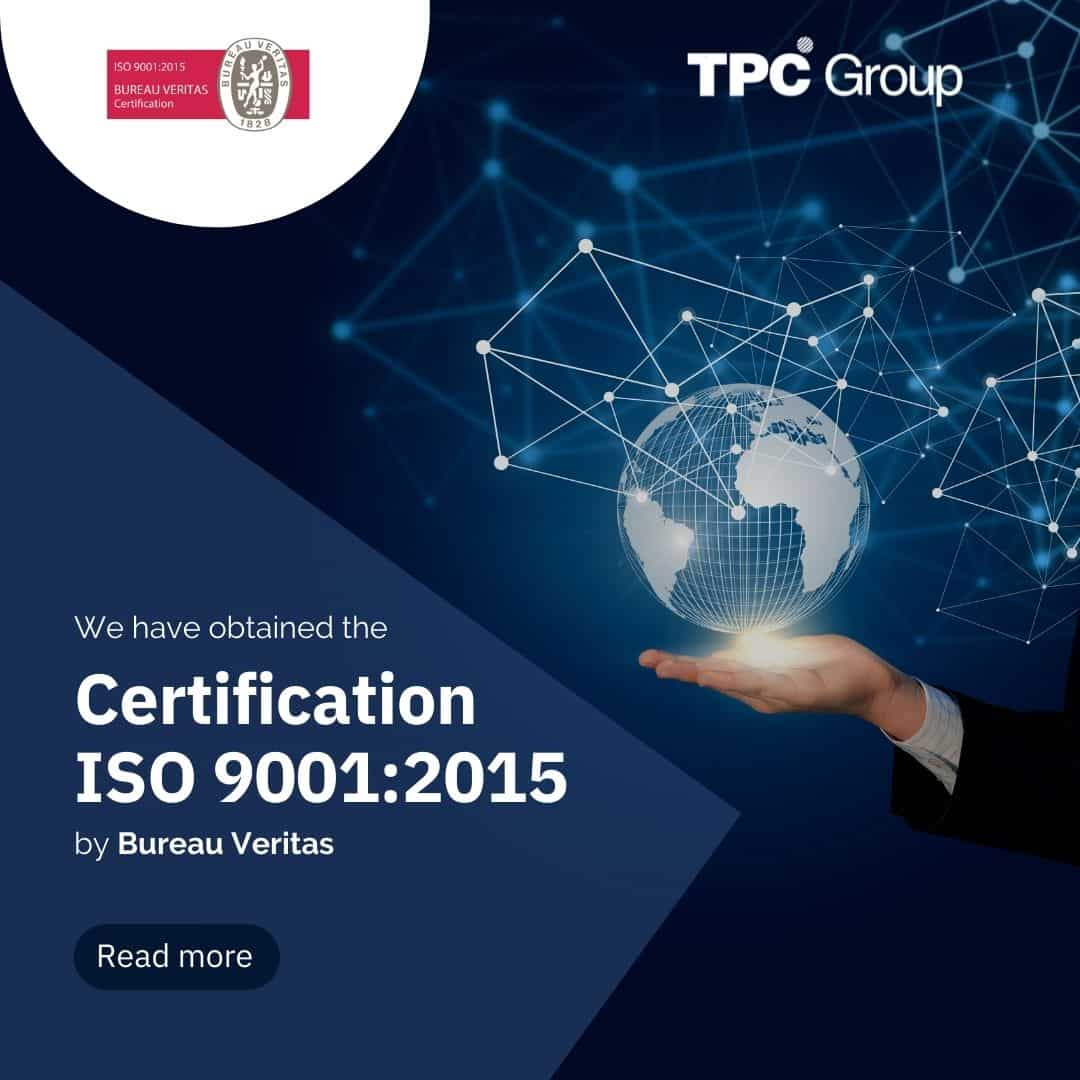 Certification ISO 9001 - TPC Group