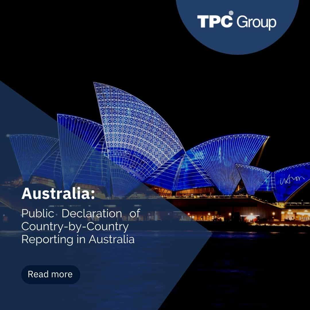 Public Declaration of Country-by-Country Reporting in Australia