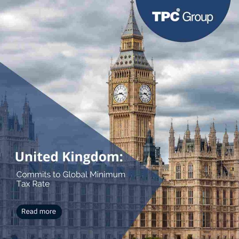 UK Commits to Global Minimum Tax Rate - TPC Group