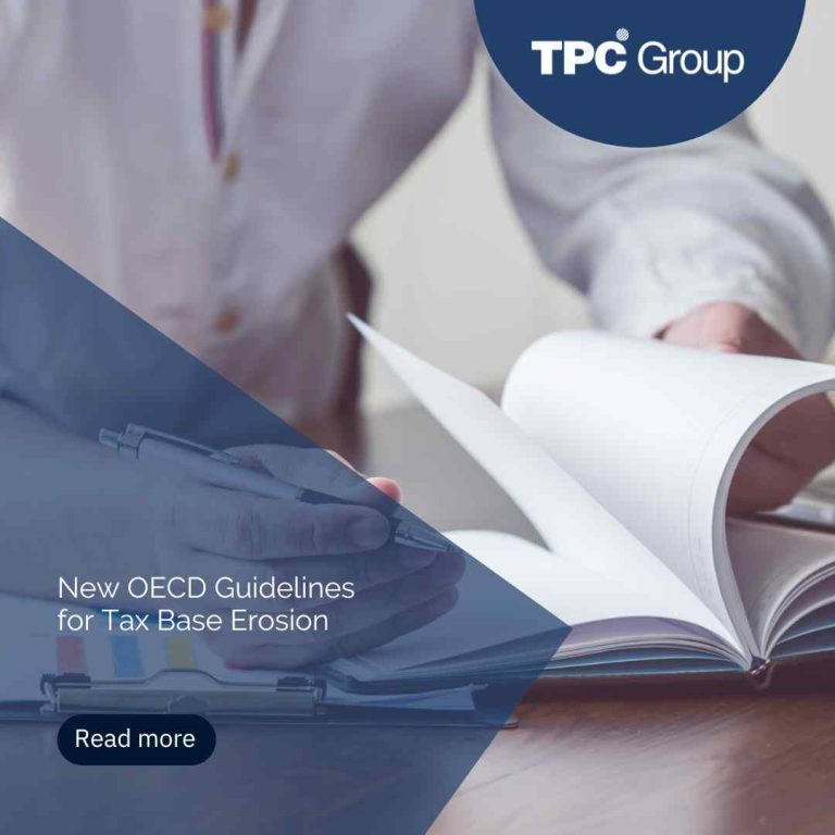 New OECD Guidelines for Tax Base Erosion - TPC Group