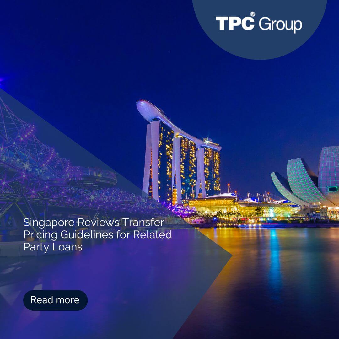 Singapore: Transfer Pricing for Loans between Related Parties