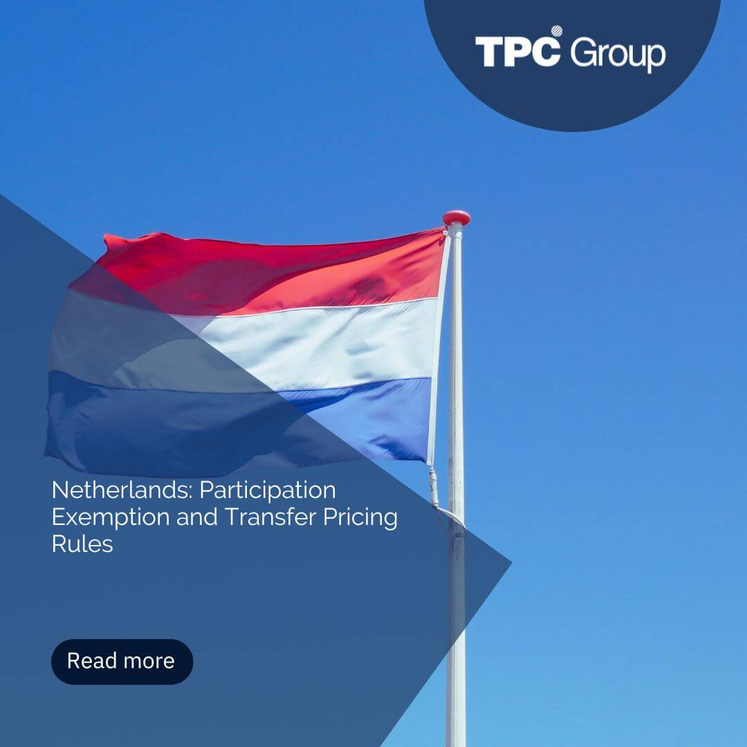 Netherlands: Participation Exemption and Transfer Pricing Rules