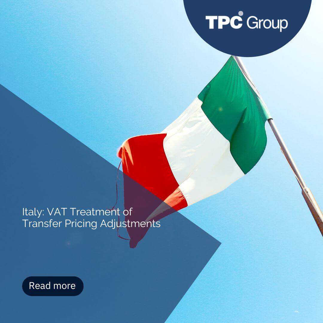 Italy: VAT Treatment of Transfer Pricing Adjustments